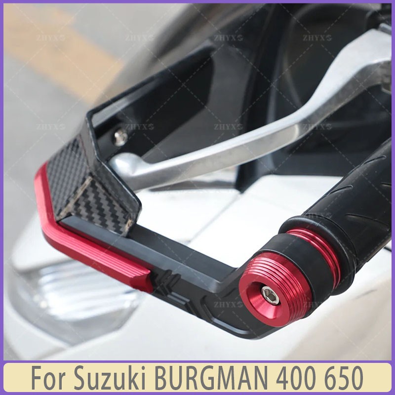 For Suzuki BURGMAN 400 650 Motorcycle Handlebar Windshield Hand Guard ...