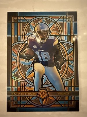 2025 Mosaic Stained Glass Oversized Justin Jefferson | eBay