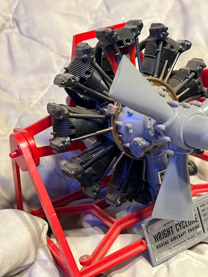 Aircraft Engine Model. Wright Cyclone aircraft engine model 1/12 scale ...