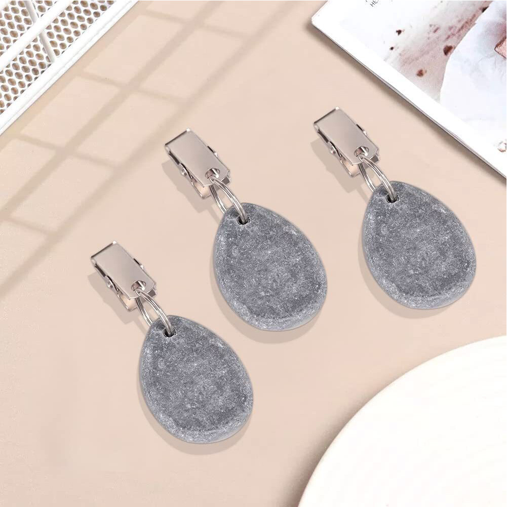 8pcs Pendants Tablecloth Clips Teardrop Heavy Duty With 4 Prints Hanger ...