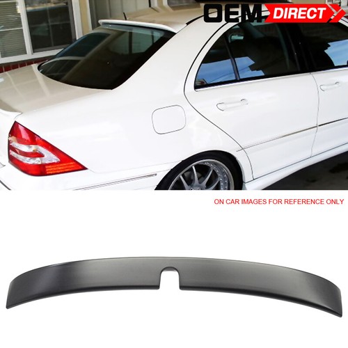 Fits 01-07 Benz C-Class W203 L Style Unpainted Rear Window Roof Spoiler ...