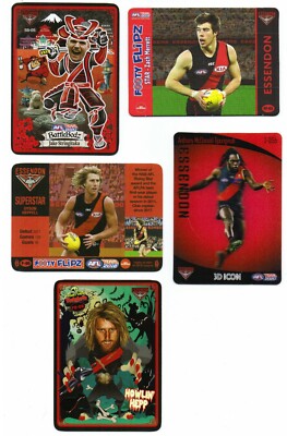 AFL Team Coach Cards ESSENDON BOMBERS ( 5 card lot) | eBay Australia