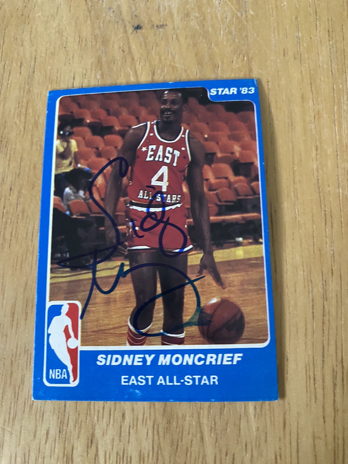 1983 STAR CO BASKETBALL ALL STAR GAME SIDNEY MONCRIEF #8 BUCKS ...