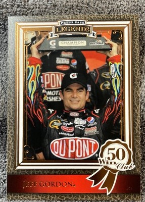 2010 Press Pass Legends - 50 Win Club Jeff Gordon #66 | eBay