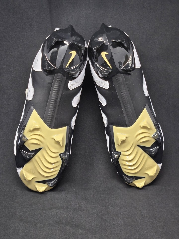 Nike Diamond Turf DT 96 Men's Sizes White Black Football Cleats Deion ...