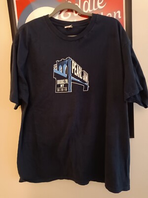 XL Pearl Jam Brooklyn NY NYC T Shirt 2013 Barclays Center MSG Tour ...
