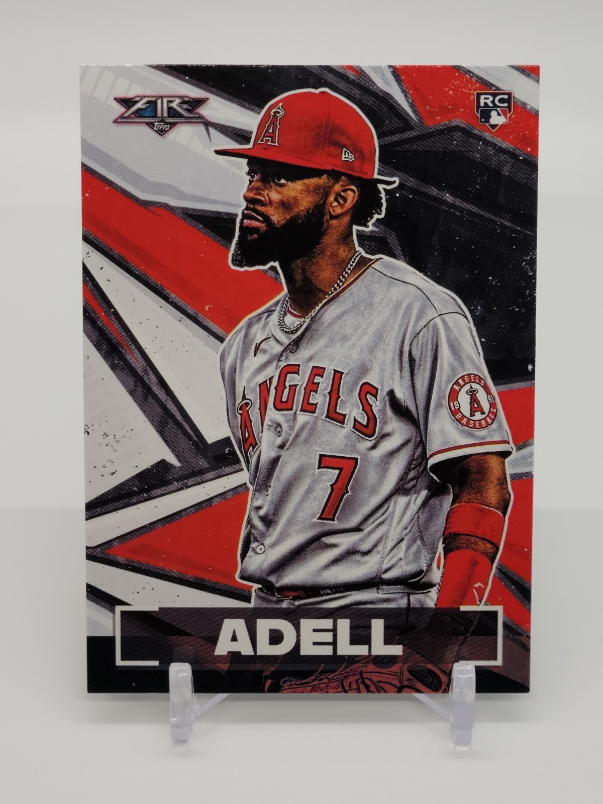 2021 Topps Fire Jo Adell RC Rookie Card #30 Los Angeles Angels | eBay