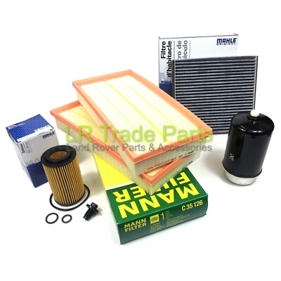 RANGE ROVER L405 4.4 SDV8 (2013+) OEM SERVICE FILTER KIT, OIL AIR FUEL ...