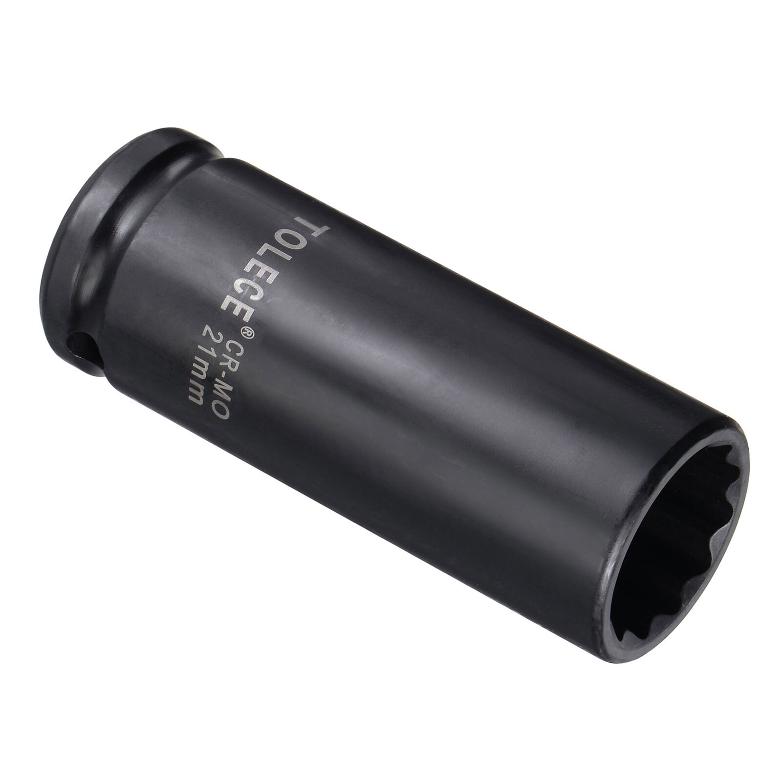 1/2-Inch Drive 21mm 12 Point Deep Impact Socket CR-MO Steel 78mm Length ...