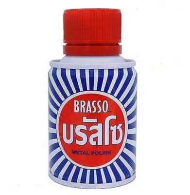 Brasso Metal Polish & Cleaner for Brass, Copper, Aluminum ,Chrome ...