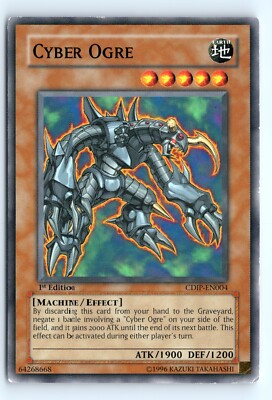 Yu-Gi-Uh Cyber Ogre #CDIP-EN004 Cyberdark Impact tcg LP | eBay