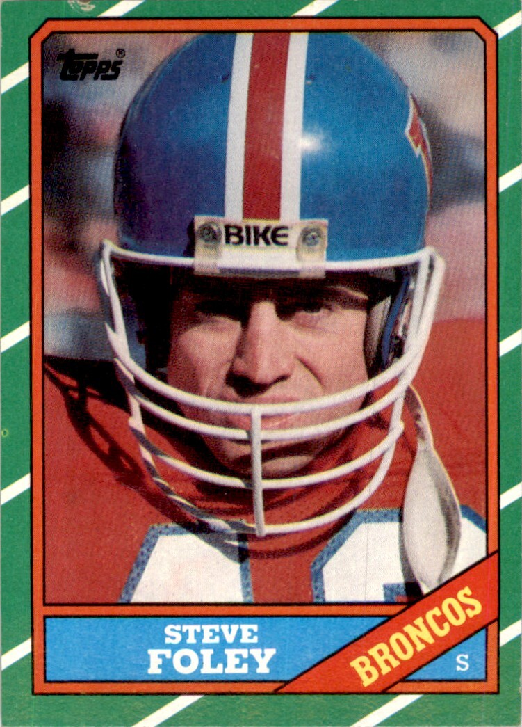 1986 TOPPS! STEVE FOLEY DENVER BRONCOS #123 | eBay