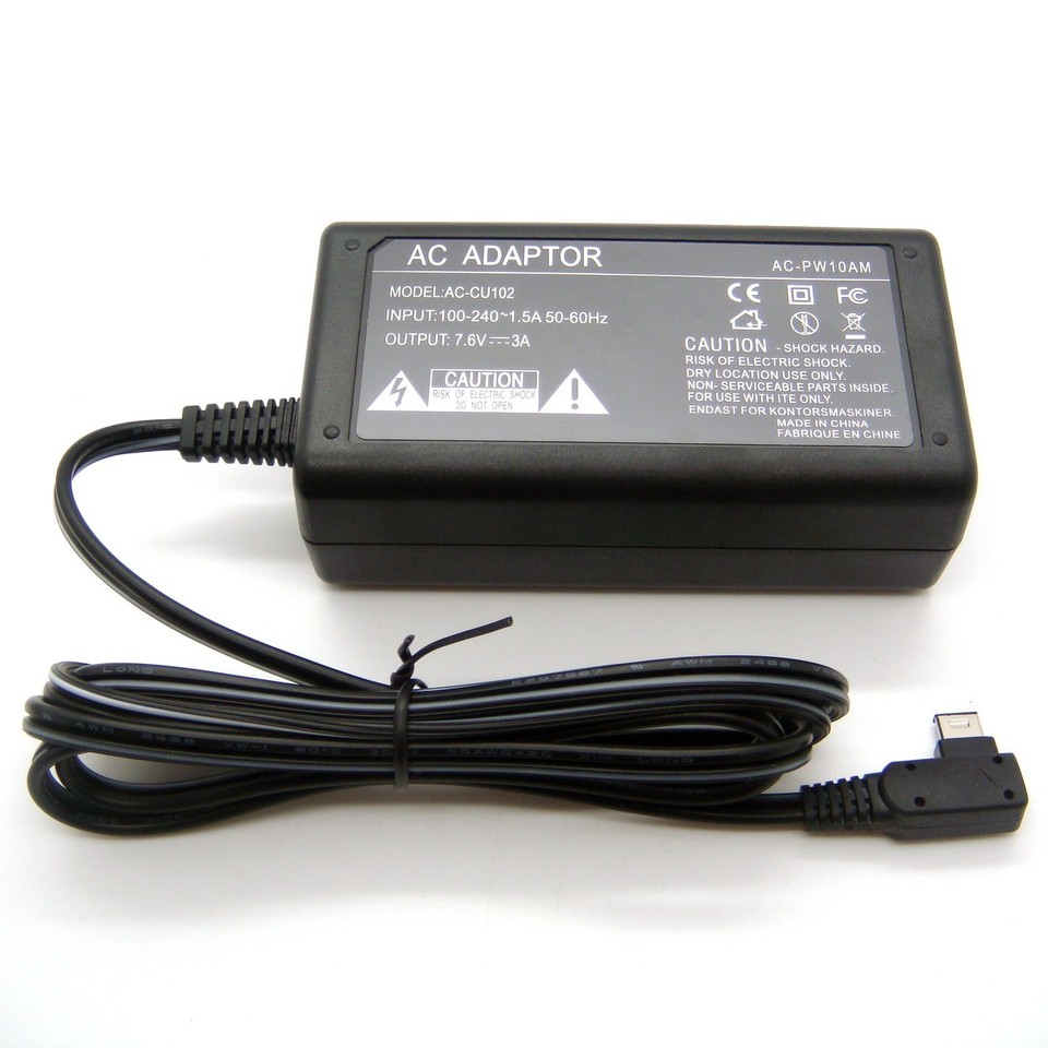 AC Adapter For Sony Alpha DSLR SLT-A57 SLT-A58 SLT-A65 SLT-A77 New | eBay