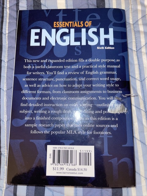 Essentials of English : A Practical Handbook Covering All the Rules of ...