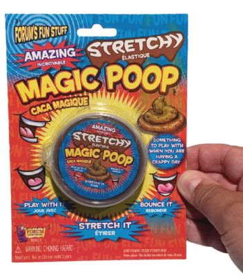 MAGIC POOP STRETCHY PUTTY Gross Joke Prank Gift Dog Crap Toilet Gag ...