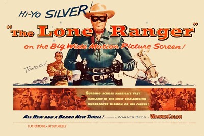 Set of 5 Vintage Lone Ranger and tonto Posters Print 12 x 18 | eBay