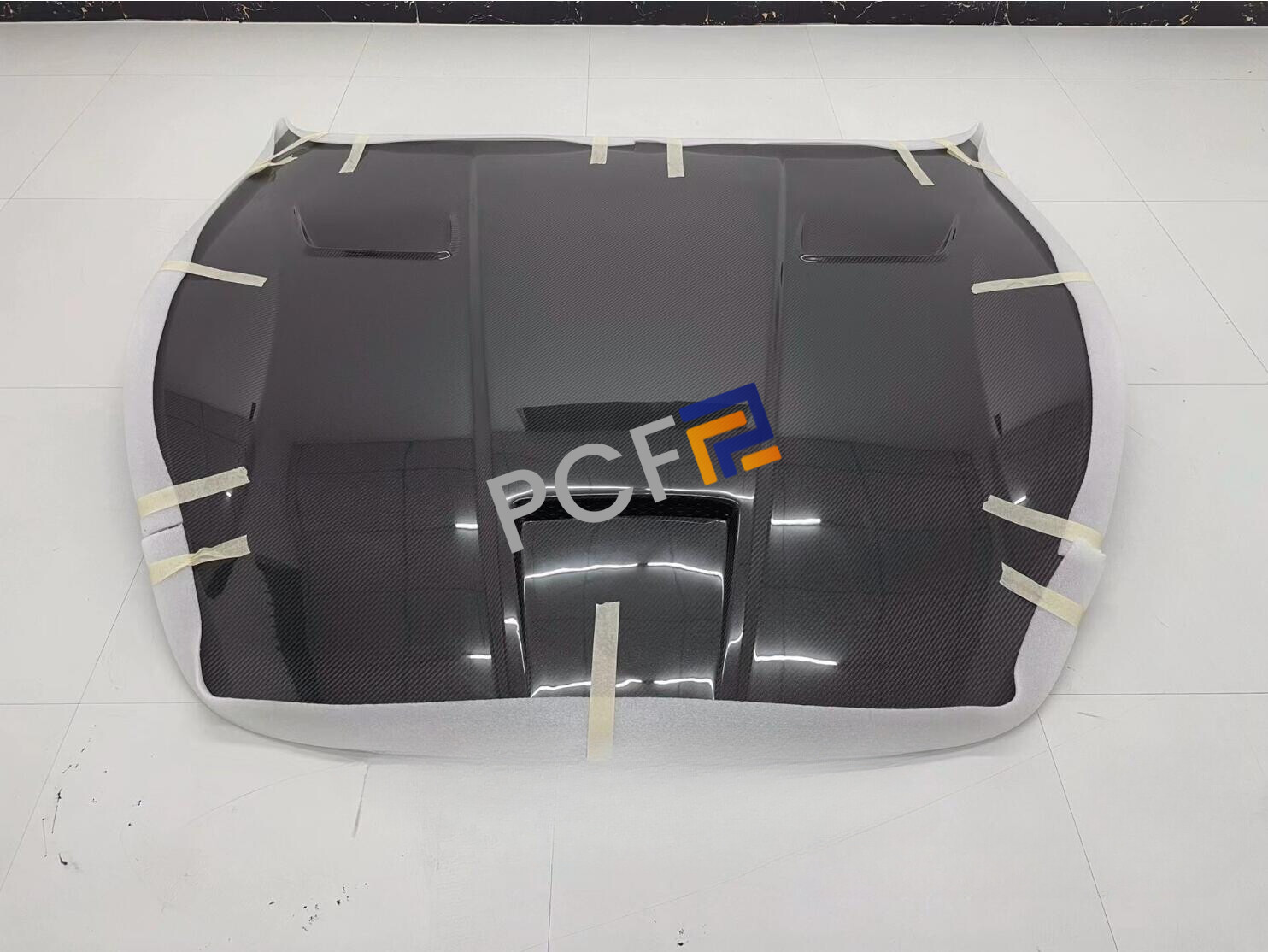 For Maserati GranTurismo GT GTS Real carbon Fiber Front Hood Vented ...