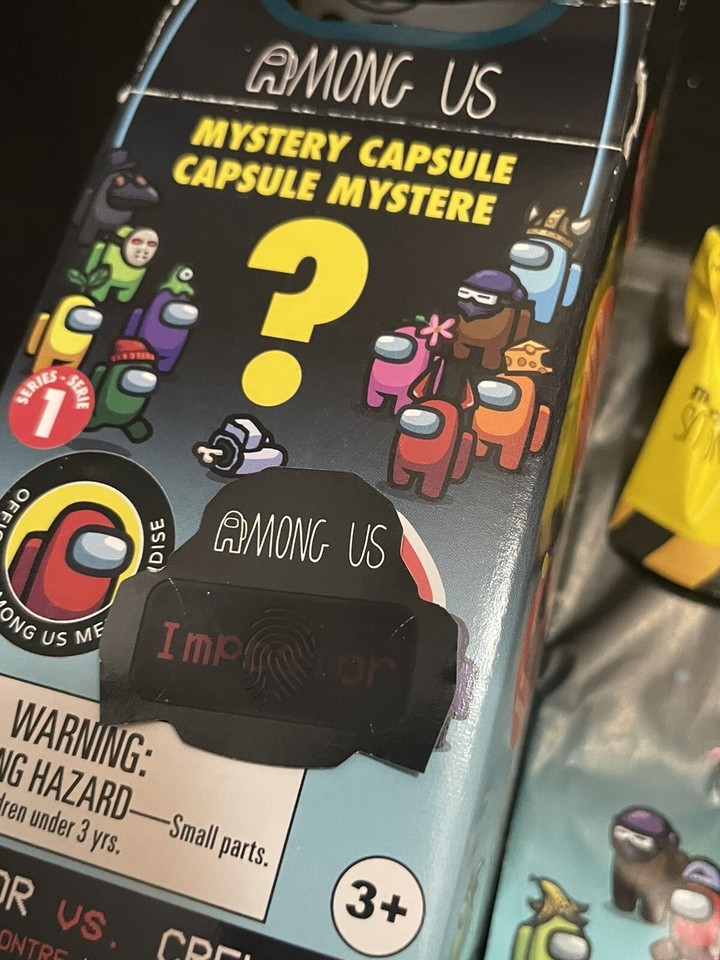 Toikido Among Us Mystery Capsule Imposter Vs Crewmate YELLOW IMPOSTER ...