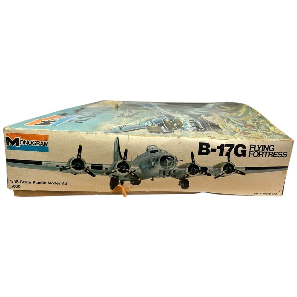 Monogram B-17G Flying Fortress Model Kit 1/48 Scale Airplane Bomber ...