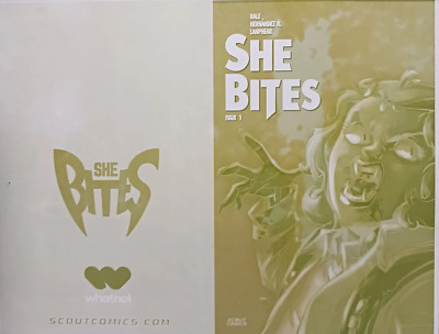 She Bites #1 - Webstore Exclusive - Cover -Yellow - Comic Printer Plate ...