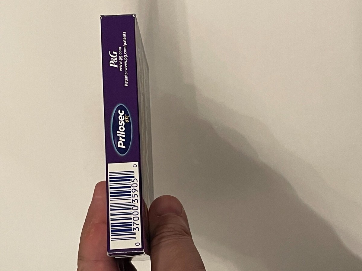 Prilosec Barcode Prilosec OTC Frequent Heartburn Medicine & Acid