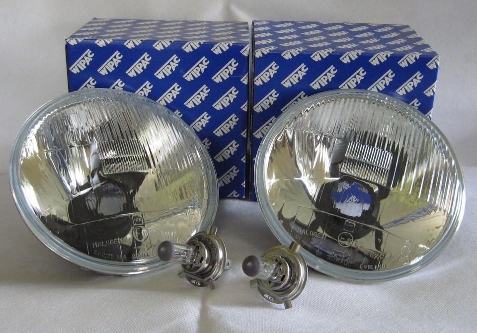 Defender, Range Rover Classic Pair of 7" Halogen Head Lamp Unit RTC4615 ...
