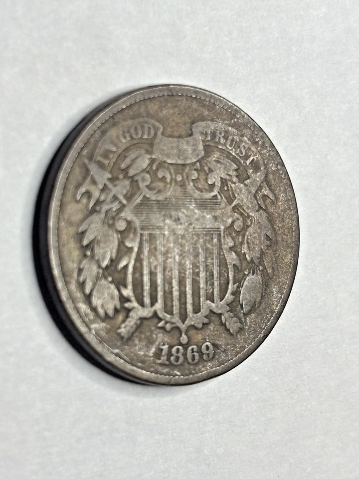 1869 2 Cent US Coin - Civil War Era Chocolate Brown | eBay
