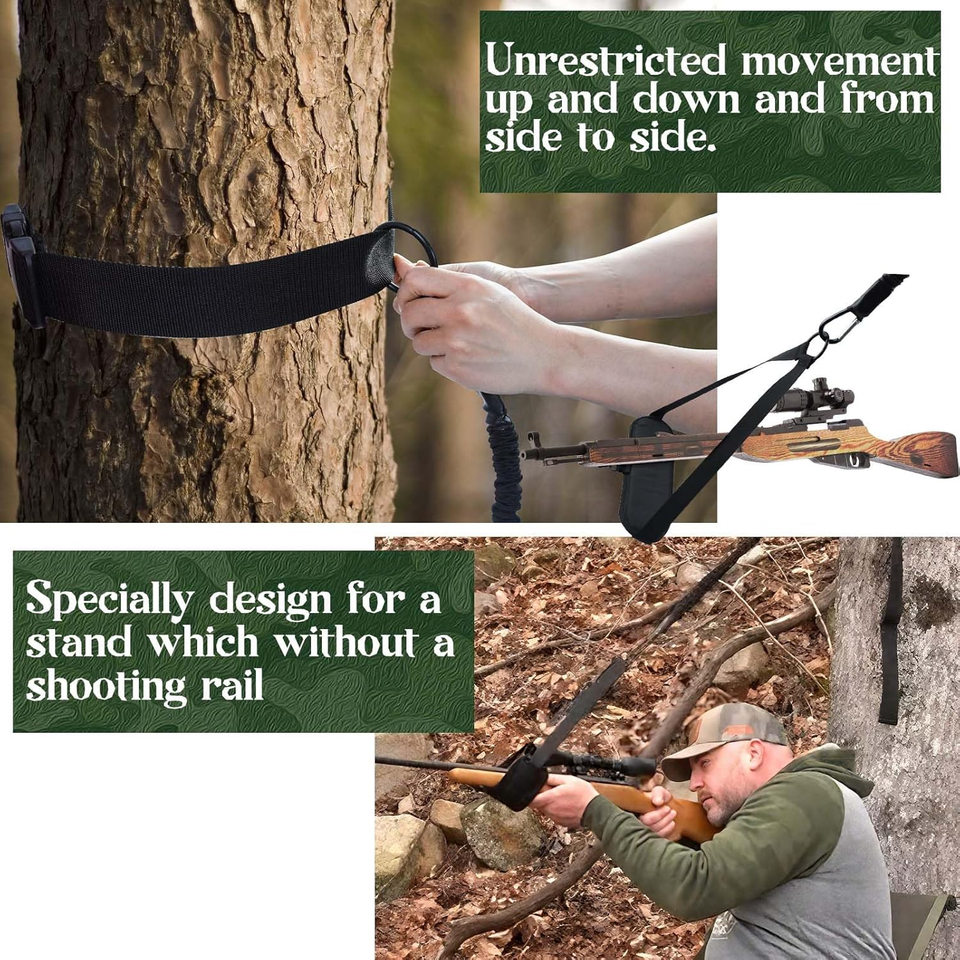 Adjustable Rifle Shooting Rest Sling, Tree Stand Gun Shooting Rest Gun ...