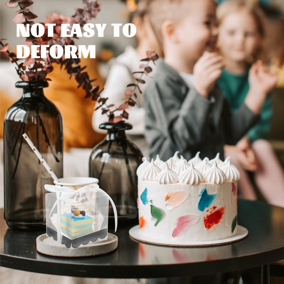 12pcs Clear Favor Boxes Clear Gift Box Party Favor Boxes Transparent ...