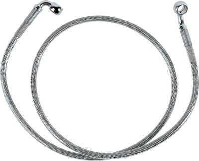 Drag Specialties Std Length Front SS Harley Brake Line Kit Clear 1204 ...