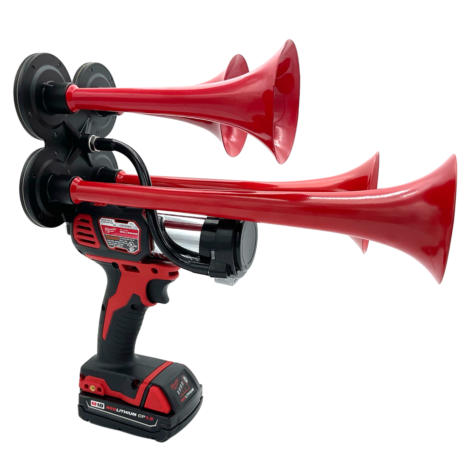 Milwaukee Train Air Horn + Remote Control M18 18v Drill Impact Sports ...