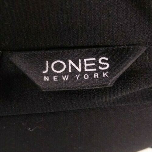 Jones New York Womens Tankini Swim Top Essential Black Wrap Around ...