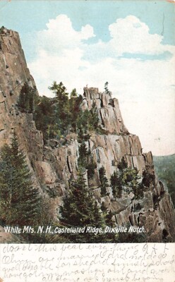 Postcard NH White Mountains Castellated Ridge Dixville Notch New ...