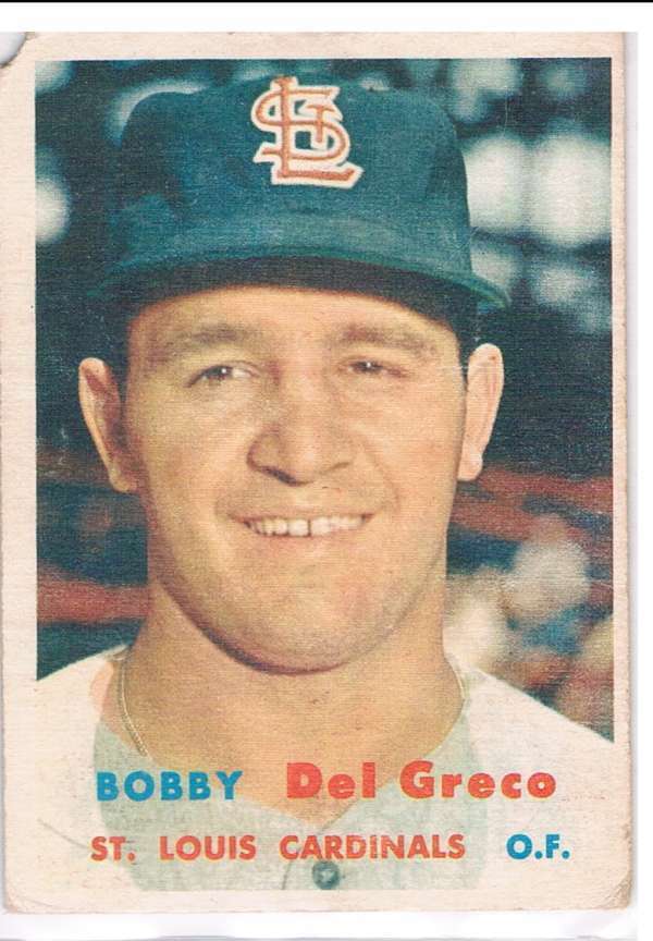1957 Topps #94 Bobby Del Greco St. Louis Cardinals | eBay