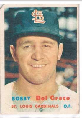 1957 Topps #94 Bobby Del Greco St. Louis Cardinals | eBay