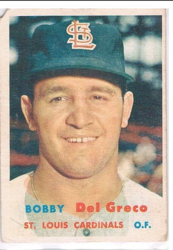 1957 Topps #94 Bobby Del Greco St. Louis Cardinals | eBay