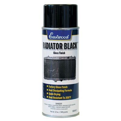 Eastwood Car Radiator Black High Temperature Paint In Gloss Black ...