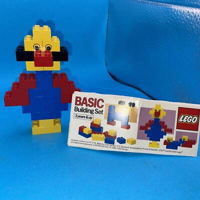 Vintage LEGO Basic Building Set 1560 Crest Toothpste 1985 Promo 24 pieces | eBay