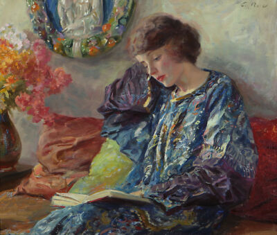 Oil Painting repro Guy Rose Marguerite | eBay