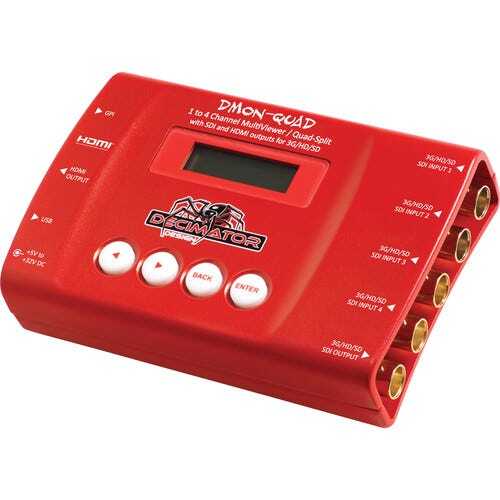 Decimator Design DMON-QUAD 3G/HD/SD-SDI Quad Split Multi-Viewer | eBay