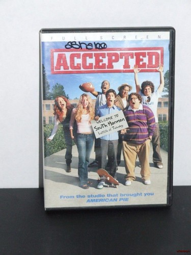 Accepted DVD Full Screen Justin Long Blake Livey Anthony Heald Lewis ...