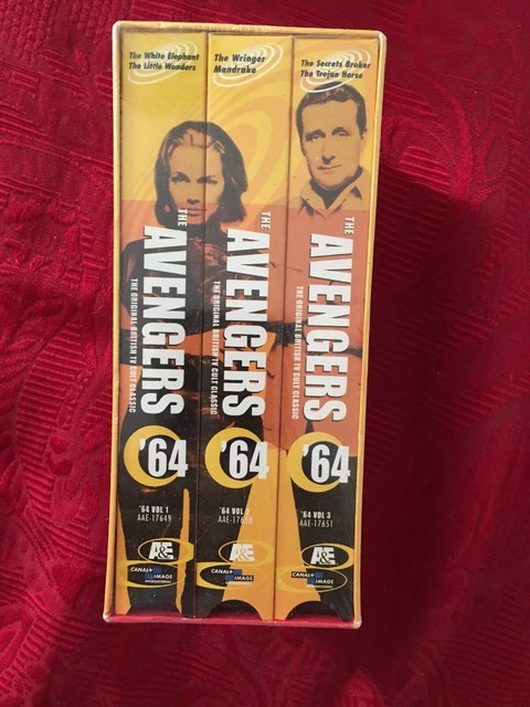 Avengers, The - The 64 Collection: Set 1 (VHS, 2000, 3-Tape Set) for ...