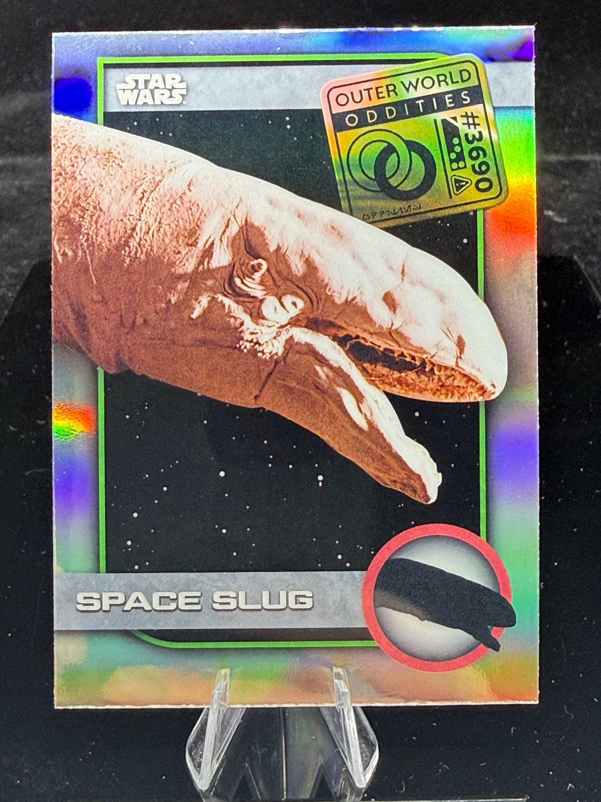 Space Slug 2025 Topps Chrome Star Wars #UO-20 Outer World Oddities ...