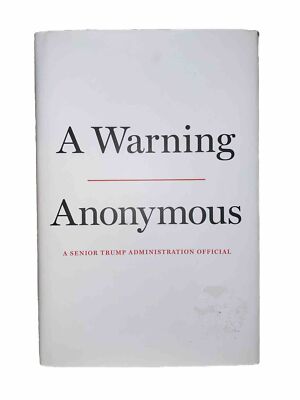 A Warning Anonymous (Hardcover) | eBay