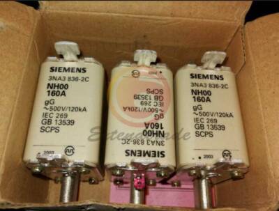 3pcs 3NA3836-2C NH00-gG 160A 500V Fuse 3NA3 836-2C New #E10 | eBay