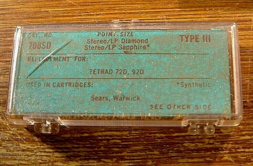 Stereo Turntable NEEDLE 708SD for BSR Tetrad 72D 92D EV3391 8844D N798 ...