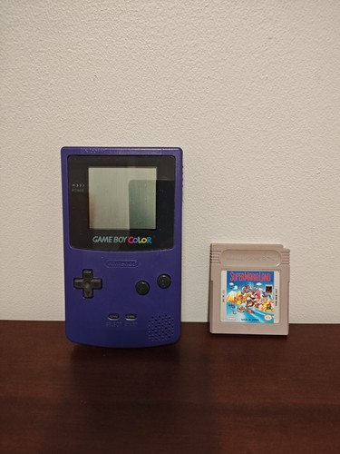 Nintendo Gameboy Color Grape Purple with Super Mario Land | eBay