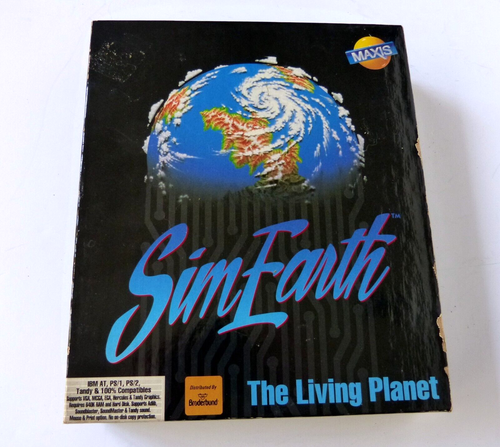 Vintage Sim Earth The Living Planet Video Game (PC, IBM 1990) Complete ...
