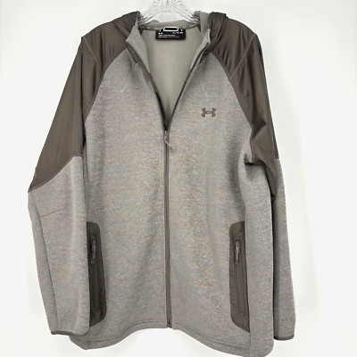 Under Amour Men's UA Essential Swacket Size X-Large Full Zip Hooded ...