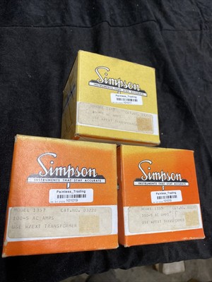 Panel Meters - Simpson Meter